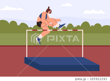 High Jump Cartoon