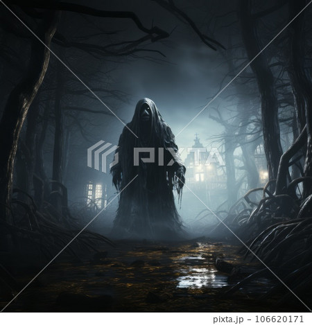 Evil Eyes In The Dark Forest